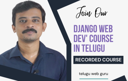 Python Django Course in telugu by teluguwebguru | Best Django course in ...